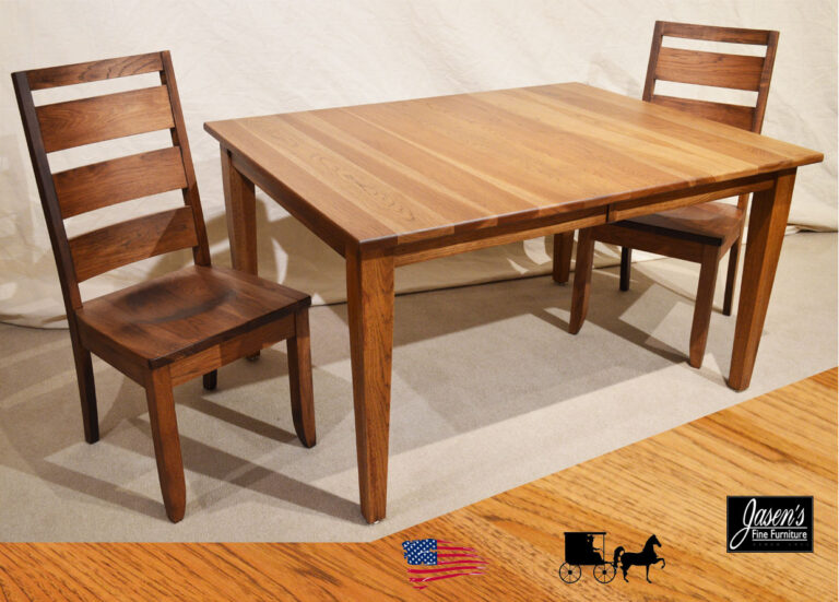 Amish Lakeland Hickory Table - Jasen's Fine Furniture- Since 1951