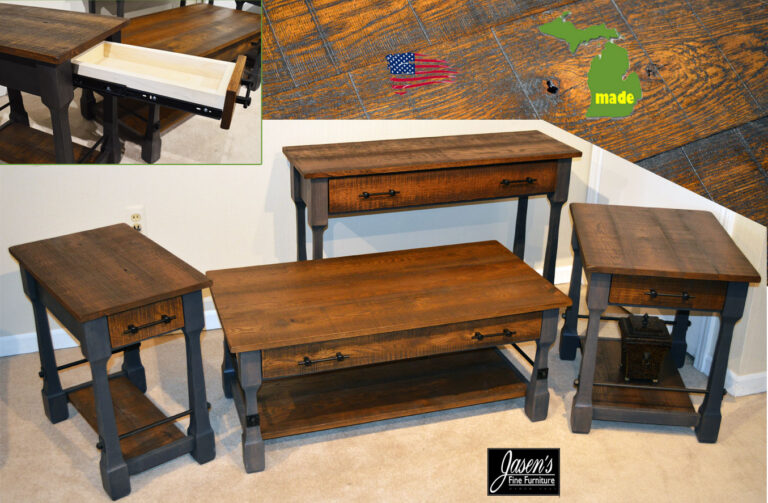 MI Made Bolt Tables - Jasen's Fine Furniture- Since 1951